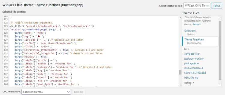 How To Edit Genesis Breadcrumbs In WordPress | WPSack